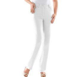 Stretch-Jeans Lady Gr. 50, Normalgrößen, weiß Damen Jeans Stretch