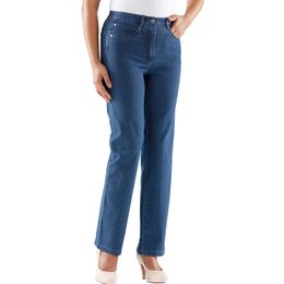 Dehnbund-Jeans Casual Looks Gr. 23, Kurzgrößen, blau (blue, stone, washed) Damen Jeans