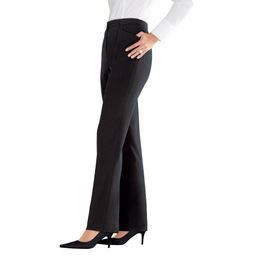 Bügelfaltenhose COME ON Gr. 195, E x trakurzgrößen, schwarz Damen Hosen Bügelfaltenhosen