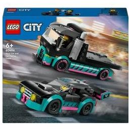 Lego Autotransporter mit Rennwagen