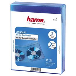 Hama CD-Hülle Hama Blu-ray Hülle 00051468 2 CDs/DVDs/Blu-rays Blau Polypropylen 3 St
