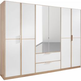 Kleiderschrank Rauch "Essensa" Schränke Gr. B/H/T: 271 cm x 229 cm x 54 cm, 6 St., weiß (struktureichefarben hell, weiß) Kleiderschränke