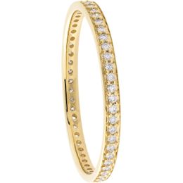 MONCARA Damen Ring, 585er Gelbgold mit 50 Diamanten, zus. ca. 0,20 Karat, gold