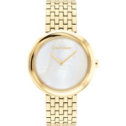 Calvin Klein Damen Armbanduhr, gold