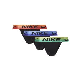 NIKE Underwear String JOCK STRAP 3PK (Packung, 3-St., 3er) mit NIKE Logo-Elastikbund, schwarz