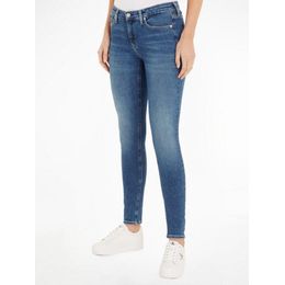 Calvin Klein Jeans Skinny-fit-Jeans MID RISE SKINNY, blau