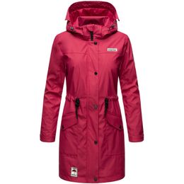 Navahoo Damen Outdoorjacke modischer Outdoor Regenmantel Deike