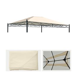 MCW Ersatzbezug für Dach Pergola Pavillon Calpe 4x3m ~ creme