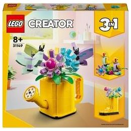Lego Gießkanne mit Blumen