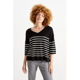 C&A Basic-Feinstrick-Pullover-gestreift