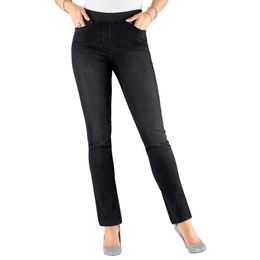 Schlupfjeans Inspirationen Gr. 255, E x trakurzgrößen, schwarz (black, denim) Damen Jeans