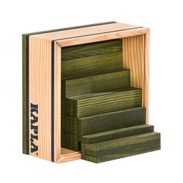 KAPLA Holzbauplättchen QUADRATE 40-teilig in grün