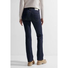 Cecil Bootcut-Jeans Middle Waist, blau