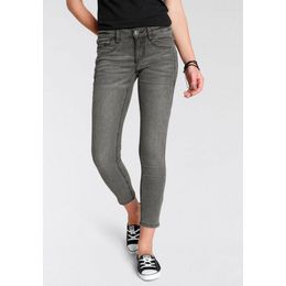 Arizona 7/8-Jeans mit Keileinsätzen Low Waist, grau
