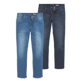 Arizona Stretch-Jeans Willis (Packung, 2-tlg) Straight Fit, blau
