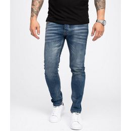 Rock Creek Slim-fit-Jeans Herren Jeans Slim Fit Blau RC-2166