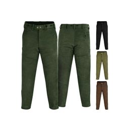 German Wear Lederhose GW601 Lange Jagd Trachten Lederhose Jägerhose Jagdhose aus Nubuckleder