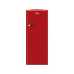 Amica KSR 364 150 R Retro Edition Kühlschrank (E, 1440 mm hoch, Chili Red)