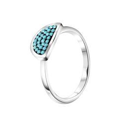 Lucardi Ring Damen Gr&ouml;&szlig;e 57 t&uuml;rkis / silber