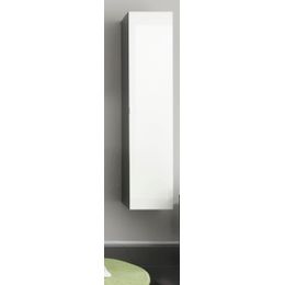 Hochschrank Welltime "Bardolino" Schränke Gr. B/H/T: 35 cm x 31 cm x 157 cm, weiß (grau matt, hochglanz) Badmöbelserien