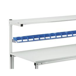 treston K&auml;sten-Einh&auml;ngeleiste, f&uuml;r Arbeitstisch TPH mit Etagenbord, mit Breite 1200 mm