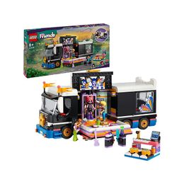 Lego Friends 42619 Popstar-Tourbus Bausatz, Mehrfarbig