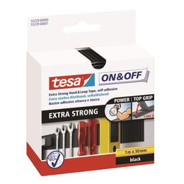 Tesa On & Off Extra Strong 50mm x 100cm Black