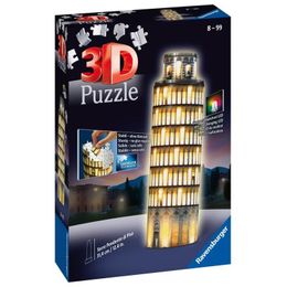 Ravensburger 3D Puzzle - Tower of Pisa Night Edition 3D Puzzle