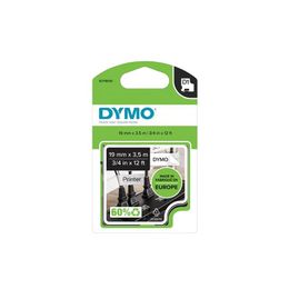 Dymo Original D1 Hochleistungs-Nylon-Etikettenband | schwarz auf weiß |19 mm x 3,5 m | permanent haftendes Nylon- Schriftband | für LabelManager-Beschriftungsgerät