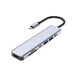 Lippa 7-in-1 87W USB-C PD 4K HDMI Hub USB-Hubs - 7