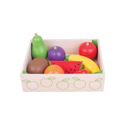 Bigjigs Wooden Box with Fruit 9 pcs.