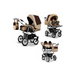 Elcar Zwillings-Kombikinderwagen City Twin 4 in 1 inkl. Sportsitze