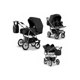 Elcar Zwillings-Kombikinderwagen City Twin 4 in 1 inkl. Sportsitze