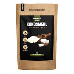 ALPHAZOO Kokosmehl für Hunde und Katzen 500 g