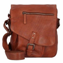 Green Burry Greenburry Vintage Umhängetasche Leder 23 cm chestnut