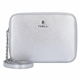 Furla Camelia Mini Bag Umhängetasche Leder 15 cm color silver