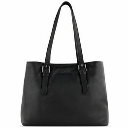 Bugatti Bella Schultertasche Leder 35 cm schwarz