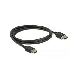 Delock Ultra High Speed HDMI-Kabel 48 Gbps 8K 60Hz schwarz, 1 Meter