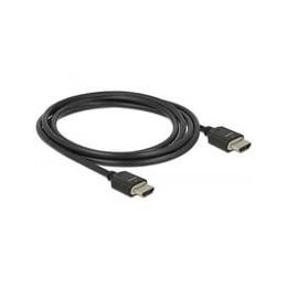 Delock Ultra High Speed HDMI-Kabel 48 Gbps 8K 60Hz schwarz, 2 Meter