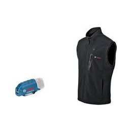 Bosch Beheizbare Weste GHV 12+18V XA, L, Arbeitskleidung schwarz, ohne Akku Typ: Weste Material: Softshell, 3-lagig Zielgruppe: Unisex (Erwachsene)