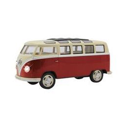 Jamara VW T1 Bus, Modellfahrzeug creme/rot Maßstab: 1:24 Altersangabe: ab 6 Jahren Gewicht: 259 g