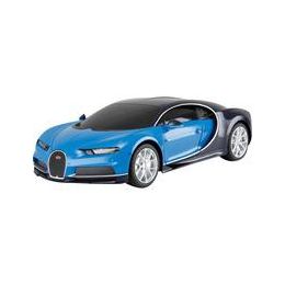 Jamara Bugatti Chiron, RC blau/schwarz, 1:24 Akkulaufzeit: 45 Minuten Altersangabe: ab 6 Jahren Verbindungsart: 40 MHz