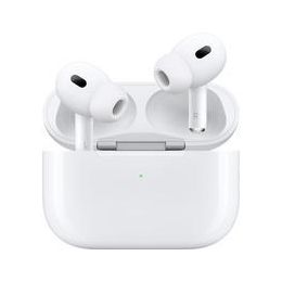 Apple AirPods Pro (2.Generation), Kopfhörer weiß, USB-C, MagSafe, Bluetooth Kopfhörertyp: In-Ear Ohrkanalhörer Geeignet für: iPad, iPhone, iPod, Macintosh, Reise Drahtlose Verbindung: Ja, via Bluetooth, TWS (True Wireless) Kabel-Verbindung: 1x USB-C