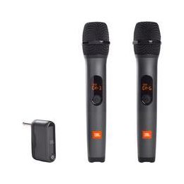 JBL Wireless Microphone Set, Mikrofon schwarz geeignet für: HiFi Frequenzbereiche: 65 Hz bis 15 kHz Verbindung: kabellos