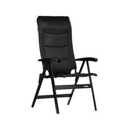 Westfield Camping-Stuhl NOBLESSE "Black Edition" 101-101 BL schwarz Belastbarkeit: Max. 150 kg Sitzhöhe: 48 cm Sitzfläche: Breite 50 cm, Länge 47 cm Armlehne: In 7 Positionen verstellbar