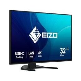 EIZO EV3240X-BK, LED-Monitor 80 cm (32 Zoll), schwarz, UltraHD/4K, IPS, LAN, USB-C