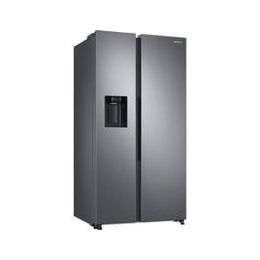 Samsung RS6GCG883ES9EG, Side-by-Side edelstahl, AI Energy Mode, Twin Cooling+, Festwasseranschluss Kapazität: Kühlfächer: 409 Liter, Gefrierfächer: 225 Liter Klimaklasse: SN-T Gefrierfach: 4-Sterne-Fach