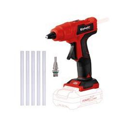 Einhell Akku-Heißklebepistole TE-CG 18 Li - Solo, 18Volt rot/schwarz, ohne Akku und Ladegerät Klebetemperatur: 170 °C Ø Klebestifte: Ø 11 mm Länge Klebestifte: 200 mm Betriebsart: Akku-Betrieb