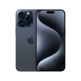 iPhone 15 Pro Max 512GB, Handy Titan Blau, iOS Display: 17 cm (6,7 Zoll) Prozessor: Apple A17 Pro Hauptkamera: 48 MP + 12 MP + 12 MP Frontkamera: 12 MP