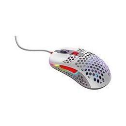 Cherry Xtrfy M42 RGB, Gaming-Maus grau/rot